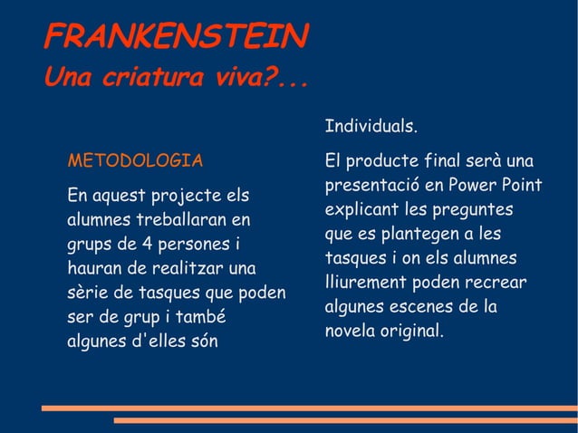 Frankenstein | PPT