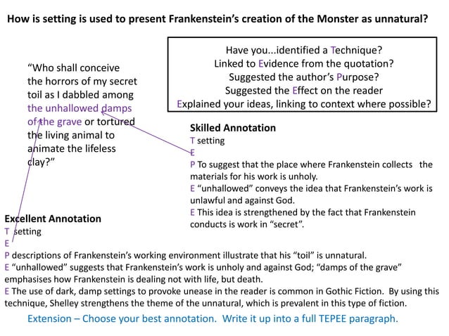 Frankenstein and macbeth | PPT