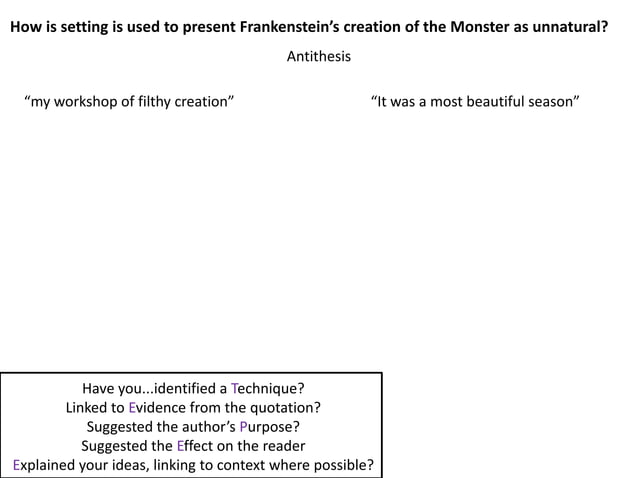 Frankenstein and macbeth | PPT