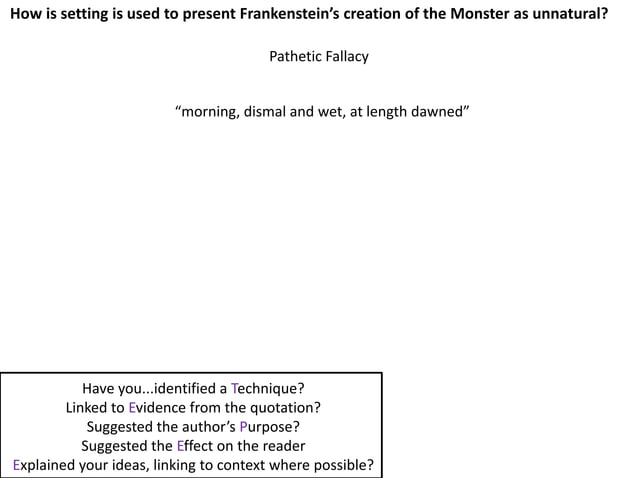Frankenstein and macbeth | PPT