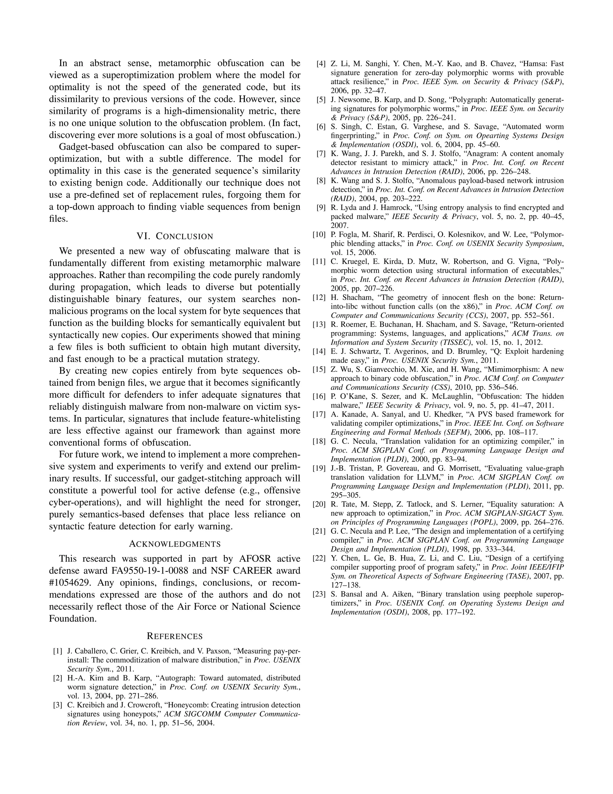 Frankenstein. stitching malware from benign binaries | PDF | Programming Languages | Computing