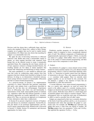 Frankenstein. stitching malware from benign binaries | PDF | Programming Languages | Computing