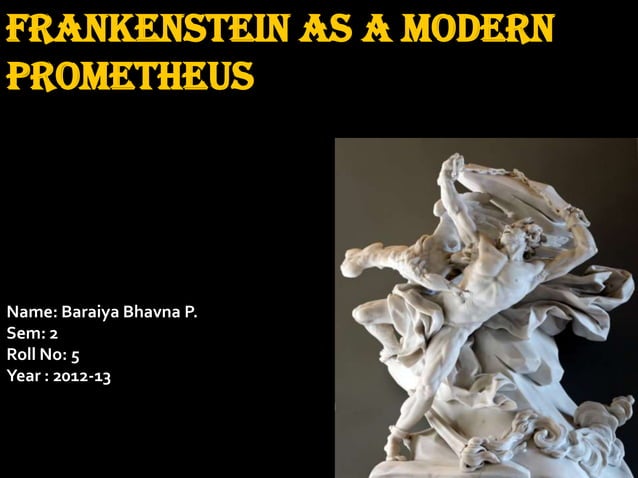 Frankenstein as a modern Prometheus | PPT