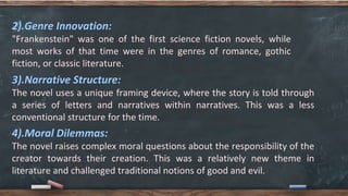 "Frankenstein" by Mary Shelley as a Modern work | PPT