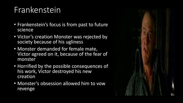 Frankenstein as a scientific fiction | PPT
