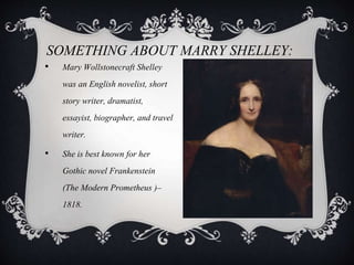 Frankenstein as romantic novel | PPTX