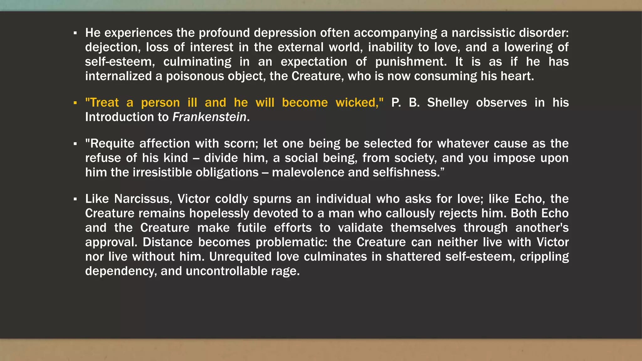 Frankenstein by Mary Shelley | PPTX