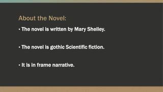 Frankenstein by Mary Shelley | PPTX