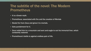 Frankenstein by Mary Shelley | PPTX