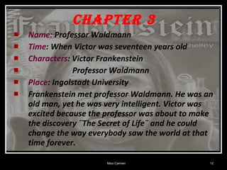Frankenstein ch 1 4 | PPT