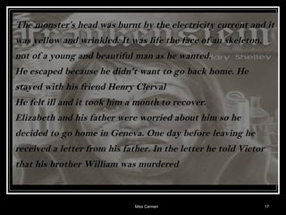 Frankenstein ch 1 4 | PPT