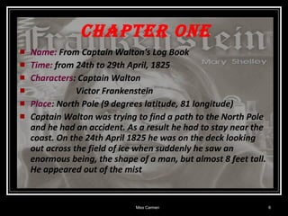 Frankenstein ch 1 4 | PPT