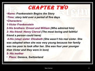 Frankenstein ch 1 4 | PPT
