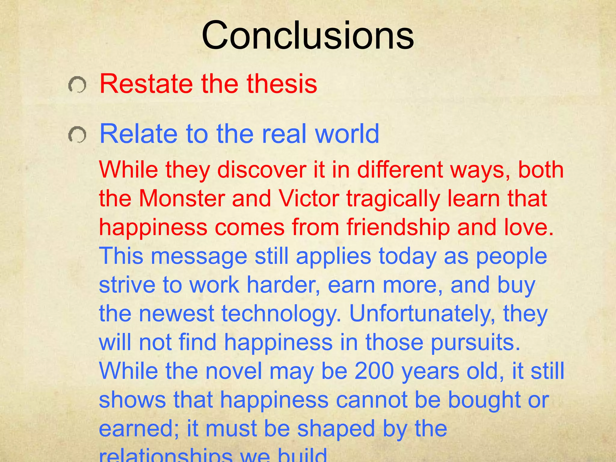 Frankenstein essay writing tips | PPT