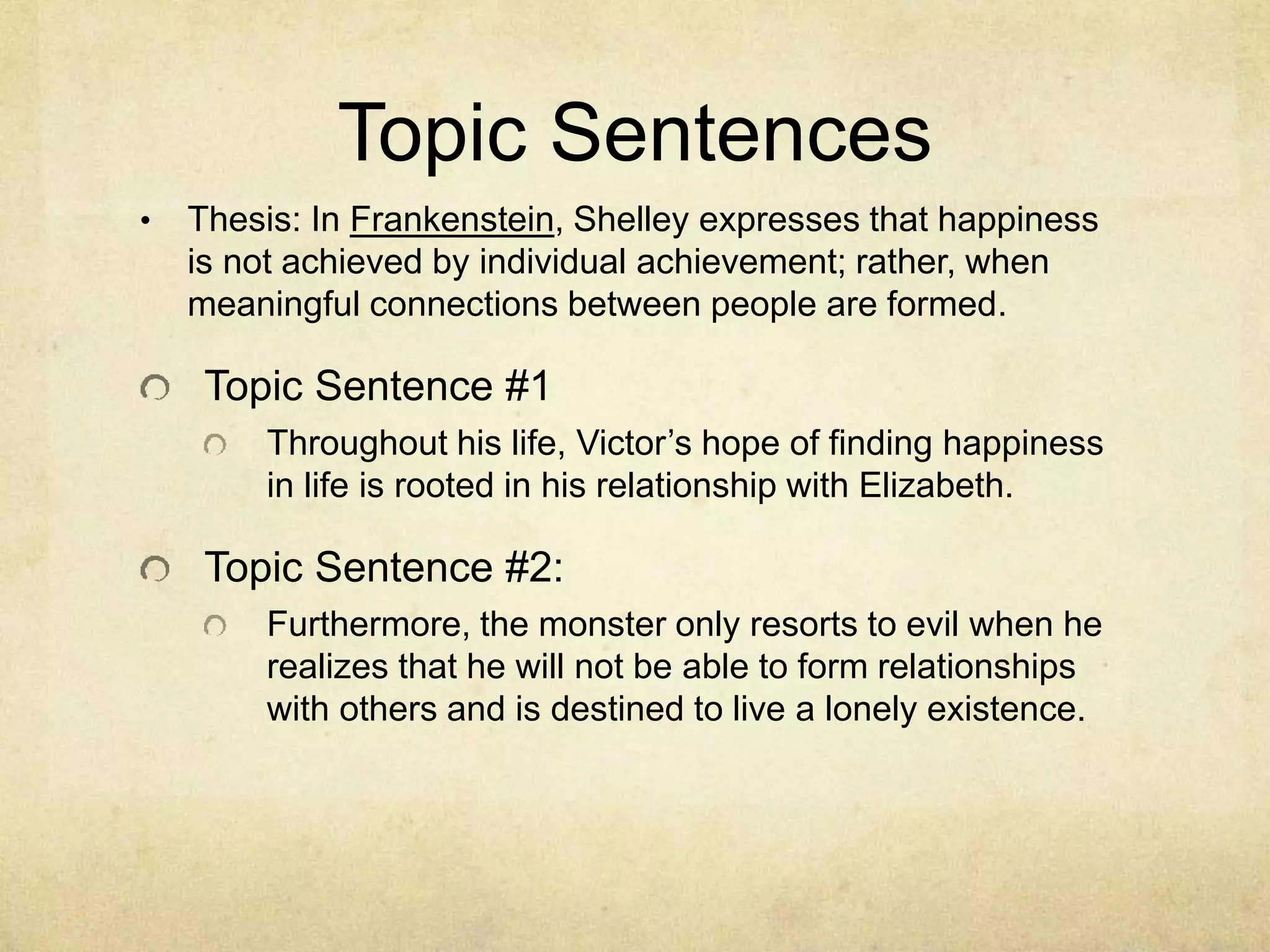 Frankenstein essay writing tips | PPT