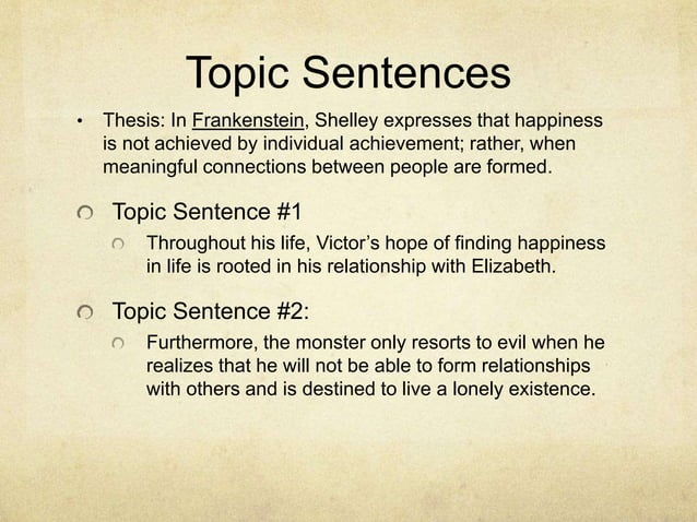 Frankenstein essay writing tips | PPT