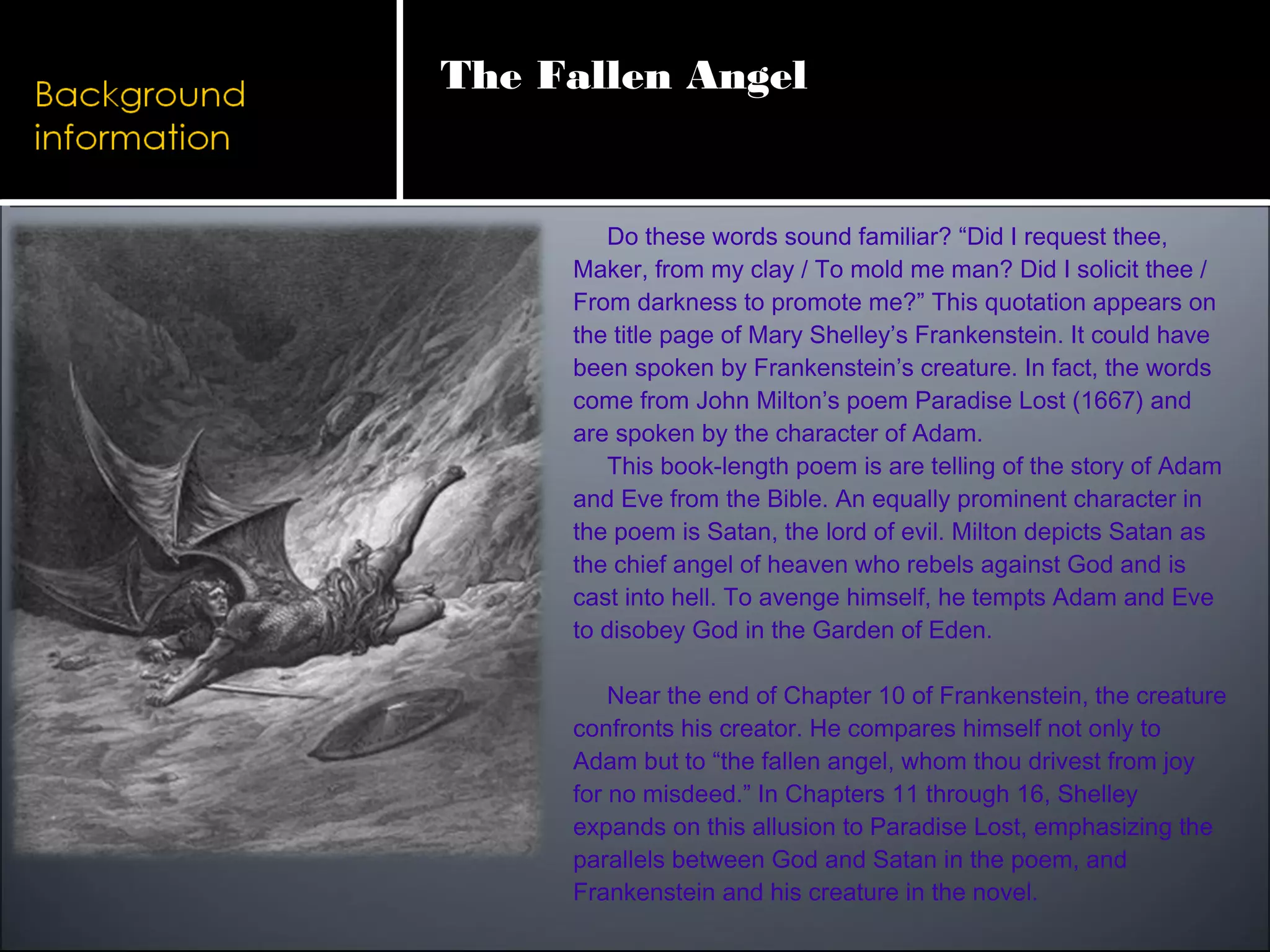 Frankenstein final | PPT