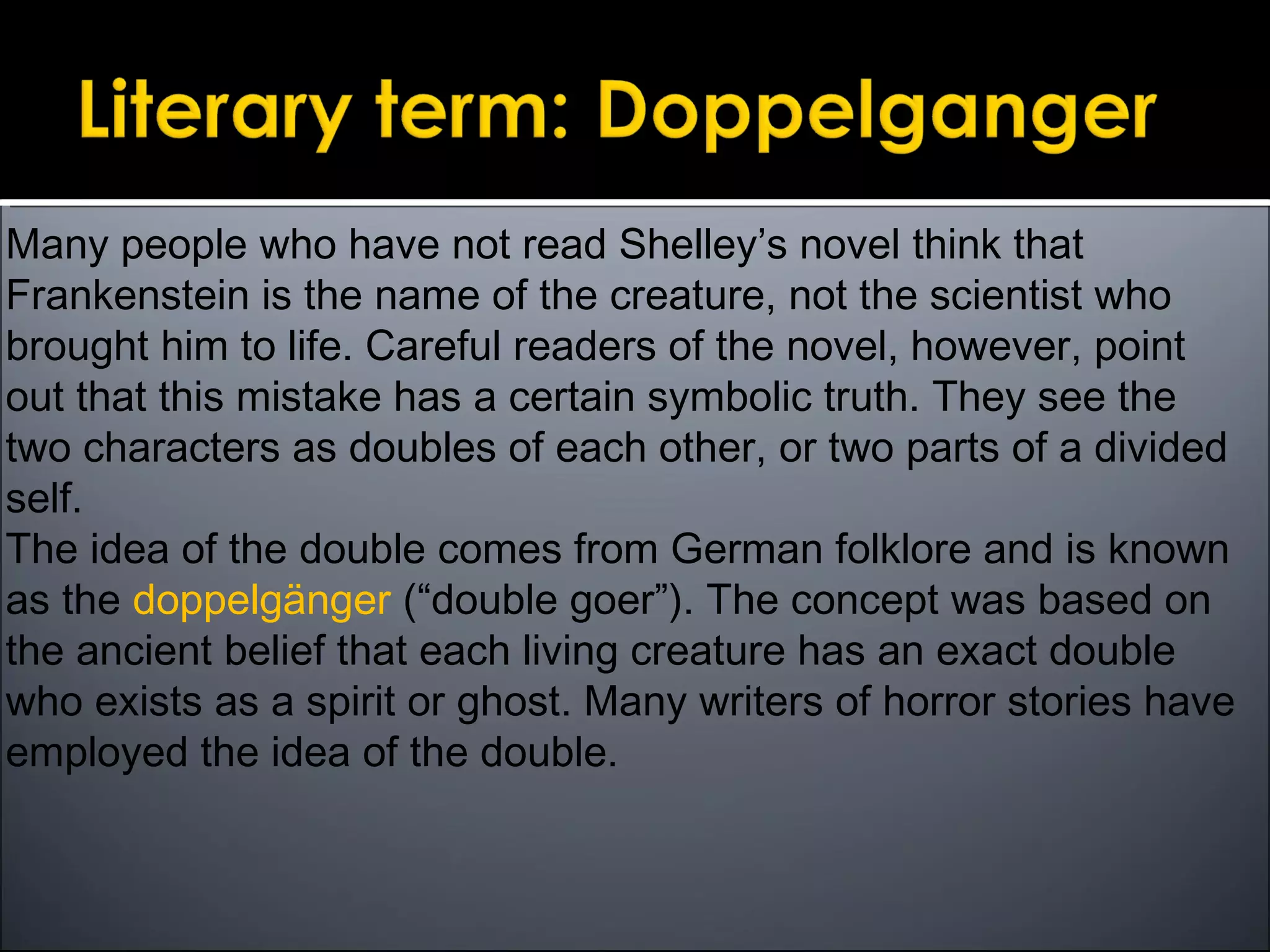 Frankenstein final | PPT