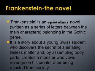 Frankenstein final | PPT