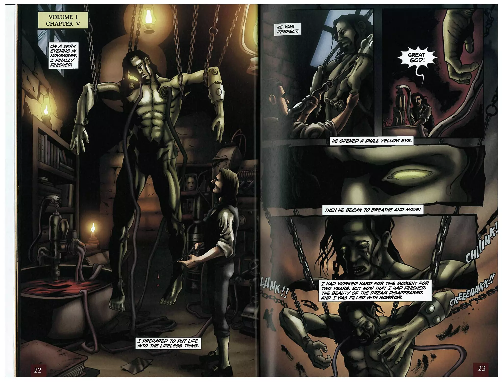 Frankenstein Graphic Novel | PDF