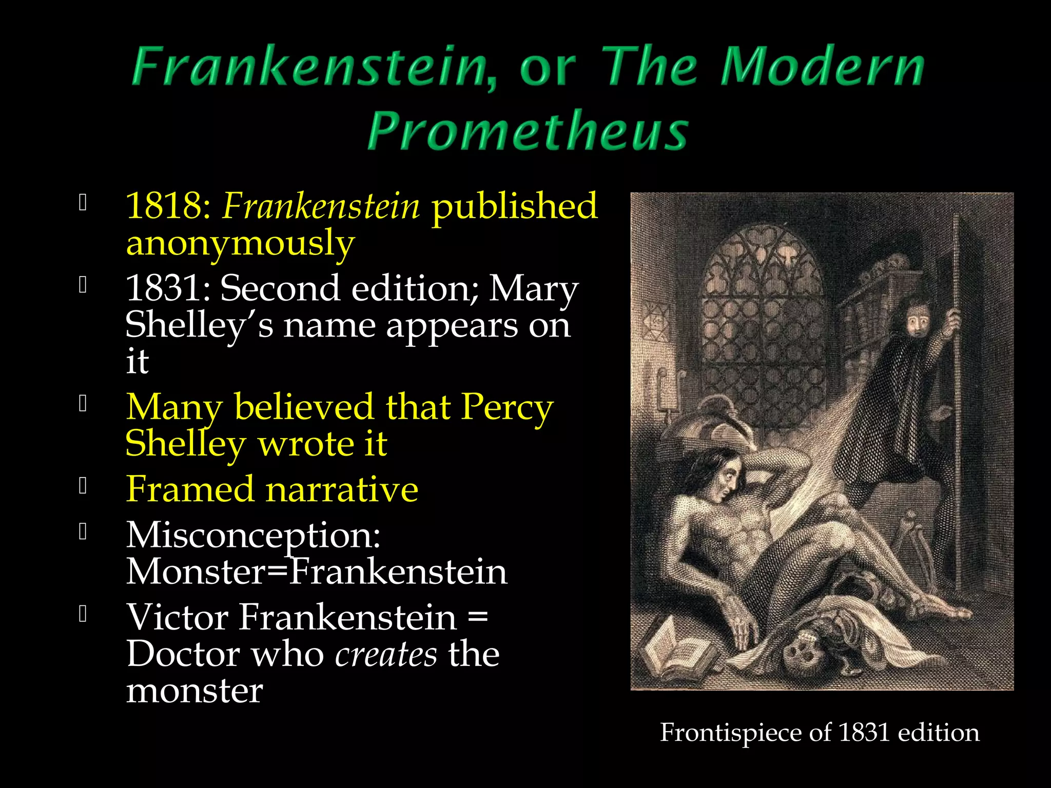 Frankenstein intro ppt_2013 | PPT