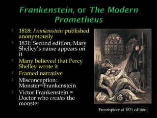 Frankenstein intro ppt_2013 | PPT