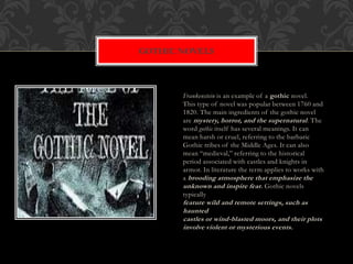 Frankenstein power point | PPTX