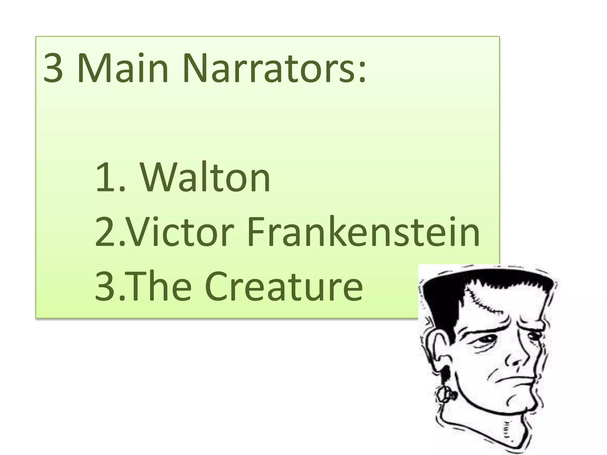 Frankenstein Narration | PPTX