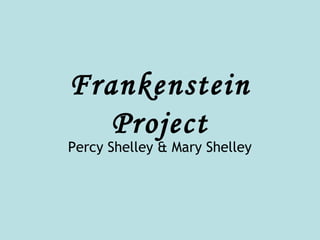 Frankenstein project | PPT