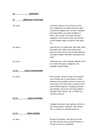 Frankenstein script | DOCX