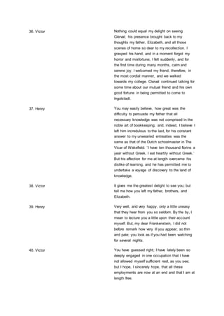 Frankenstein script | DOCX