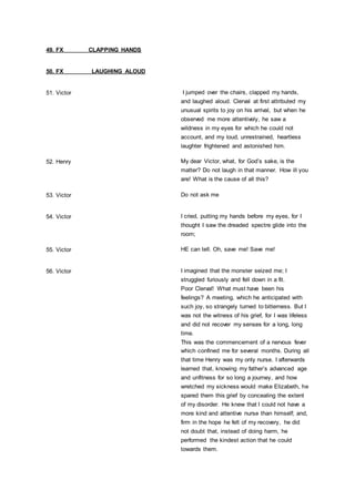 Frankenstein script | DOCX