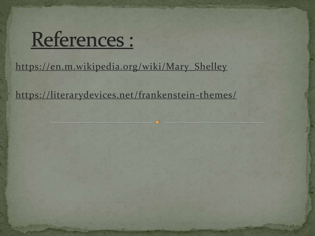 Frankenstein themes symbol and literary devices | PPT