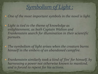 Frankenstein themes symbol and literary devices | PPT