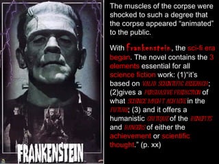 Frankenstein updated 06 | PPT