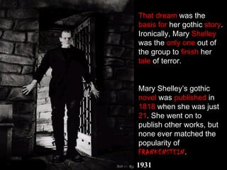 Frankenstein updated 06 | PPT