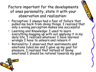 Frankfinn personality-development-assignment-1224668387766709-8 | PPT