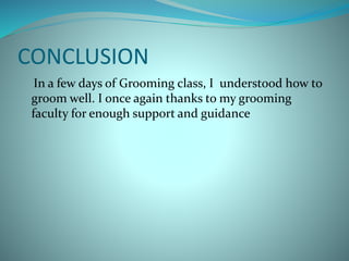 Frankfinn institute of air hostess and training (GROOMING) | PPT