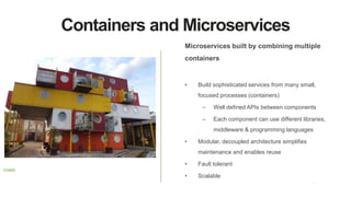 The rise of microservices - containers and orchestration | PPT