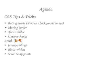 CSS TIPS & TRICKS | PPT