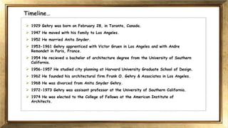 Frank Gehry | PPTX