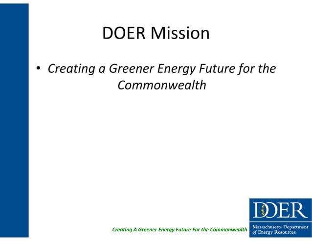 Frank Gorke, Massachusetts Department of Energy Resources | PPT