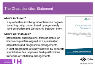 Frank Haddleton - The Quality Assurance of Dual and Joint ...