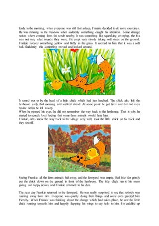 „A Fluffy Friend” | DOCX