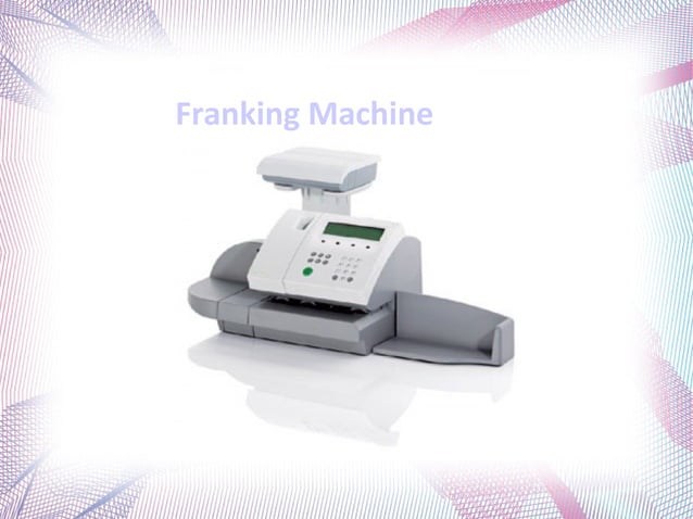 Franking machine | PPT