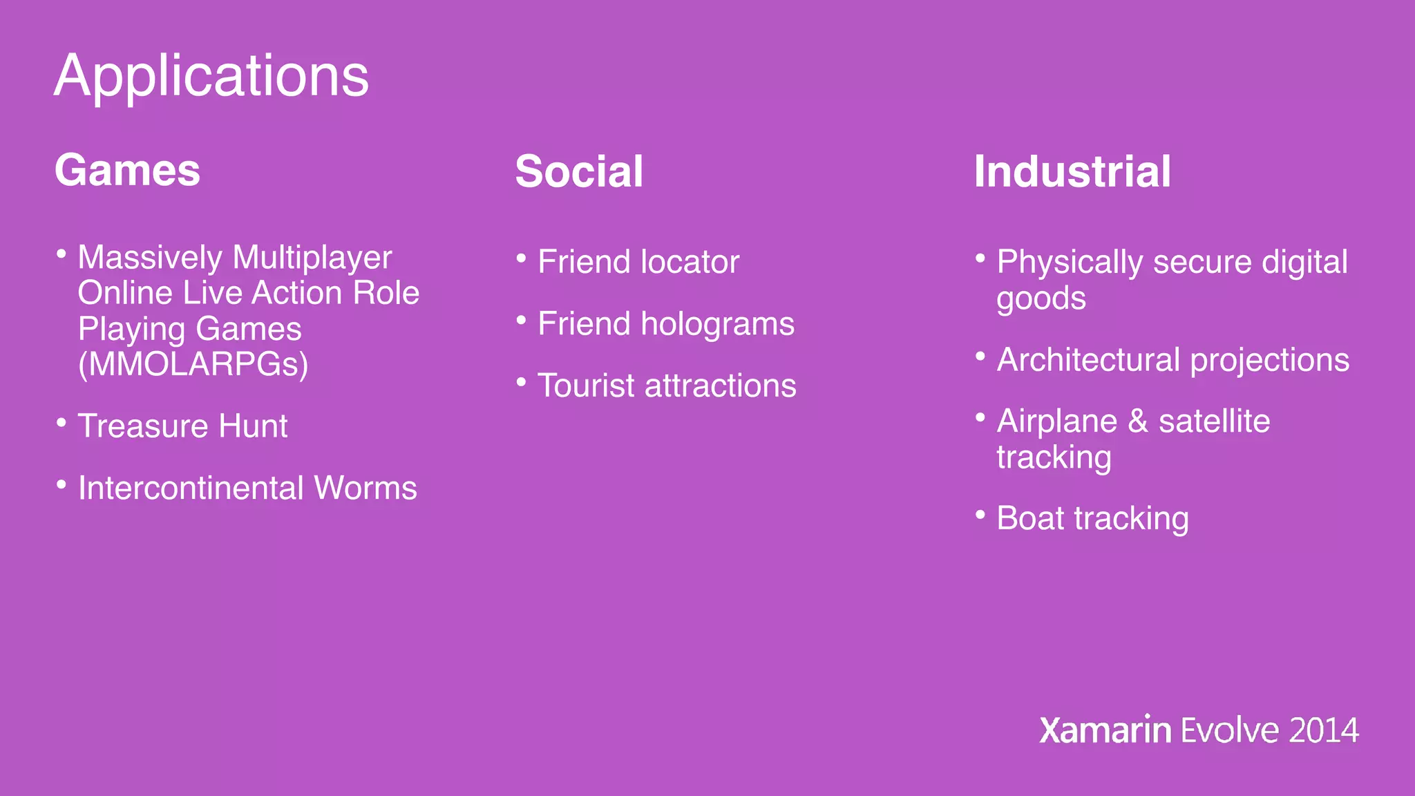 Programming Augmented Reality - Xamarin Evolve | PPT