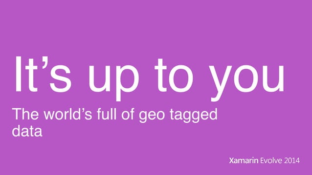 Programming Augmented Reality - Xamarin Evolve | PPT