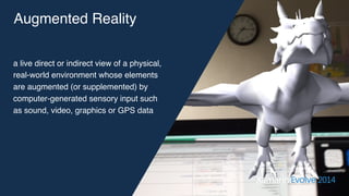 Programming Augmented Reality - Xamarin Evolve | PPT