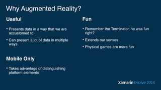 Programming Augmented Reality - Xamarin Evolve | PPT
