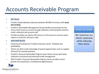 Franklin Capital Presentation | PPT